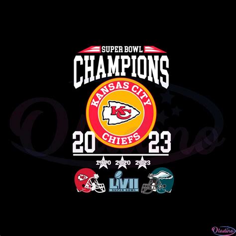 Kansas City Chiefs Victory Eagles Super Bowl Champions 2023 Svg Oladino