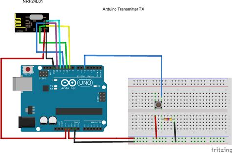 wireless connection in microcontrollers using nrf24l01 arduino