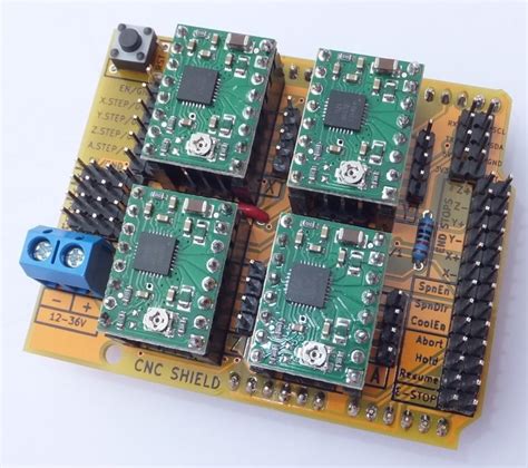 arduino cnc shield v3 top view nz