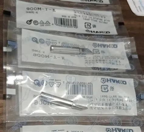 Flat Hakko 900m T K Soldering Bit 60w Iron At Rs 65 Piece In Ghaziabad
