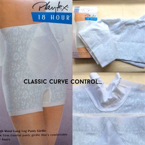 Vintage Deadstock Playtex 18 Hour Long Leg Panty Girdle Uk 20 Etsy