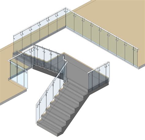 revit download railing revit oped concrete balusters and railing