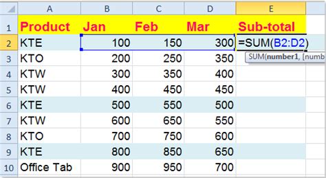 how to sum multiple columns based on single criteria in excel