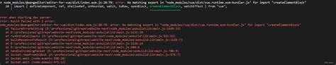 vue3中使用富文本编辑器wangeditor5的坑 no matching export in node modules vue