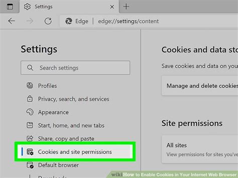 7 Ways To Enable Cookies In Your Internet Web Browser Wikihow