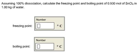 solved assuming 100 dissociation calculate the freezing