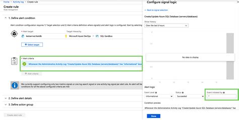 create an custom sql azure alert that can be initiated by anyone