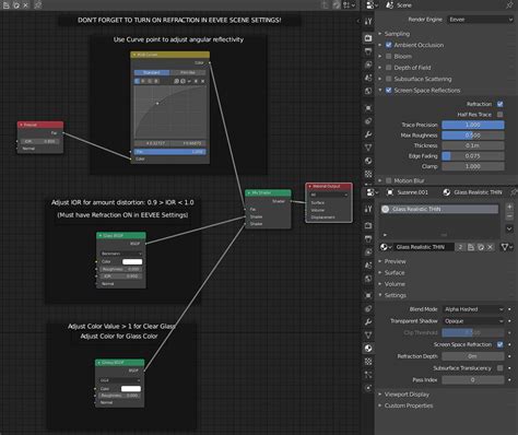realistic glass in eevee tutorials tips and tricks blender artists
