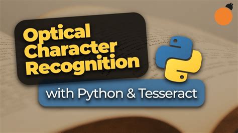 optical character recognition with python and tesseract reading text