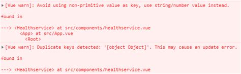 【前端】解决vue项目中遇到的错误duplicate keys detected ‘[object object]‘ this may