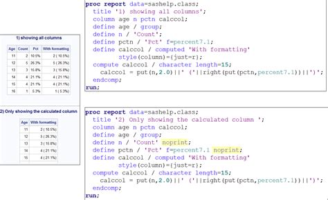 solved create cross table by proc report sas support communities