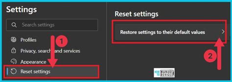 How To Repair Reset Microsoft Edge In Windows Htmd Blog
