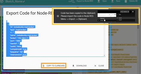 export node red settings from ardublockly download scientific diagram