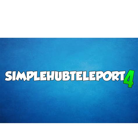 overview simplehubteleport 4 bukkit plugins projects