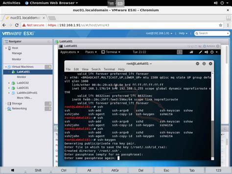 install a kali linux vm in a vmware esxi 6 7 environment scott