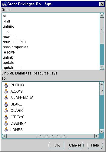 managing oracle xml db using oracle enterprise manager