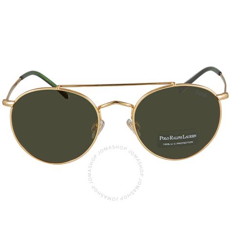 Polo Ralph Lauren Dark Green Round Mens Sunglasses Ph3114 90047151