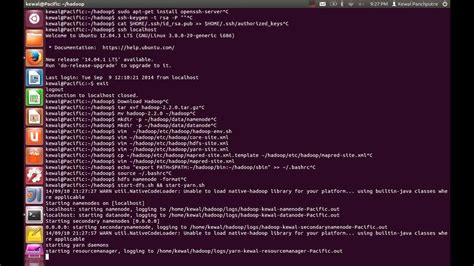 hadoop install and wordcount demo youtube