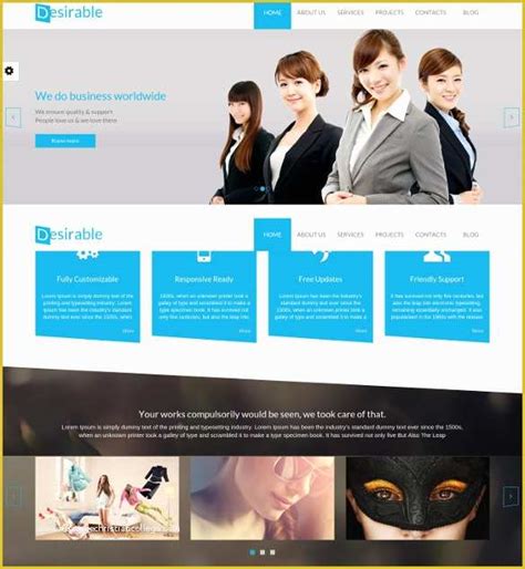 html5 business website templates free download of 41 business html5