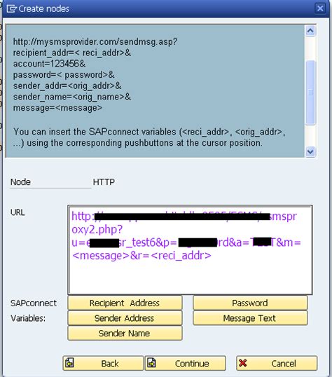 sap sms configuration sap blogs