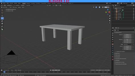 Blender 2 82 Como Crear Una Mesa Youtube