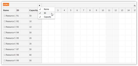 javascript scheduler resource context menu daypilot code
