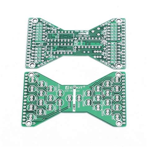 diy led electronic hourglass kit led double layer pcb