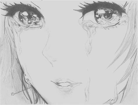 Depressed Girl Crying Drawing Tumblr At Explore