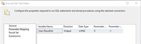 c ssis package execute sql task dynamic sql not sp