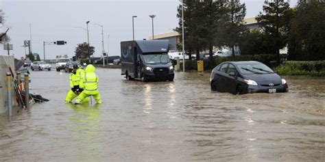 Another Powerful Atmospheric River Storm In California Causes Flooding
