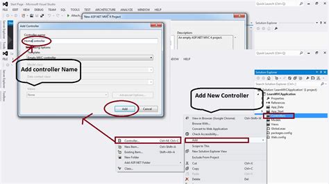 dot net by vickypedia hello world program with mvc