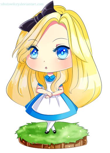 Chibi Alice By Robotswilcry On Deviantart Chibi Disney Kawaii Disney