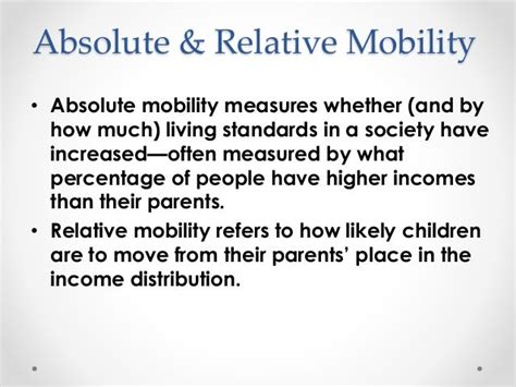Social Mobility