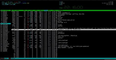 the process management tool htop that replaces top under linux code world