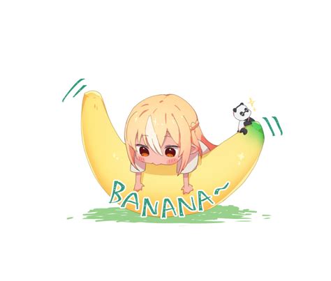 Safebooru 1girl Banana Bangs Blonde Hair Blush Stickers Braid Closed
