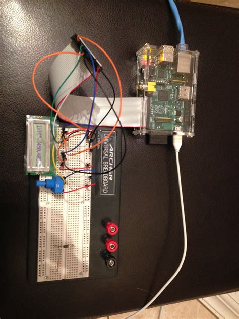 raspberry pi stock ticker with surplus store lcd instructables