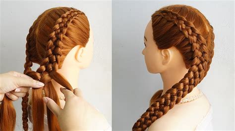 How To French Braid Hair Step By Step Youtube