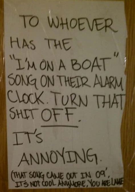 Funny College Dorm Room Signs And Passive Aggressive Notes