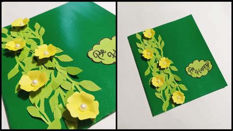 Greeting Card Tutorial Handmade Greeting Card Tutorial Glittery Craft