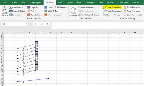 excel how to find out which cells are pulling data from another sheet