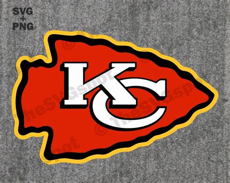Kansas City Chiefs Arrowhead Logo Svg Graphic And Cut File