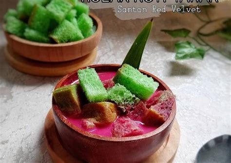 Resep Kolak Roti Tawar Santan Red Velvet Oleh Lia Ariani Cookpad