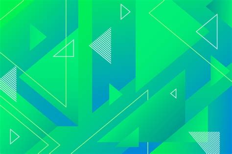 Free Vector Green Geometric Abstract Background