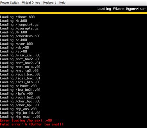 error loading esxi 5 5 help with fatal error vmware