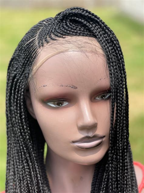 Braided Wig Cornrow Wig Length Is 26inches Long Ready To Etsy