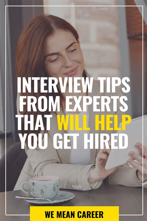 Interview Tips That Will Help You Get Hired Artofit