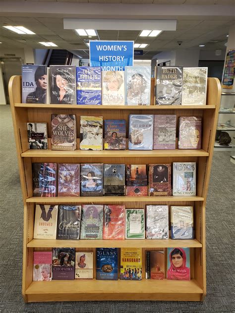 Ncc Library Celebrates Womens History Month With Book Display Ct