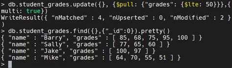 using push and pull operators in mongodb bmc blogs