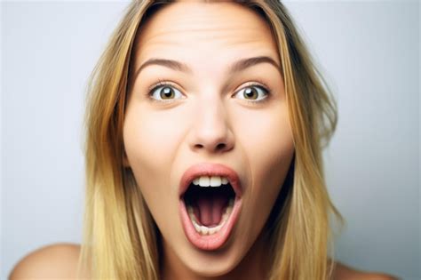 Premium Ai Image Shot Of An Attractive Young Woman Sticking Out Her