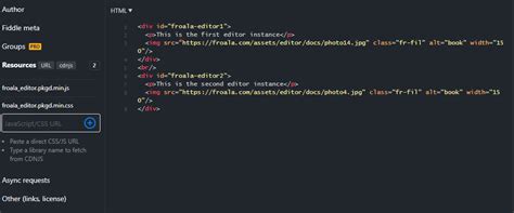using multiple froala editors on a single webpage froala